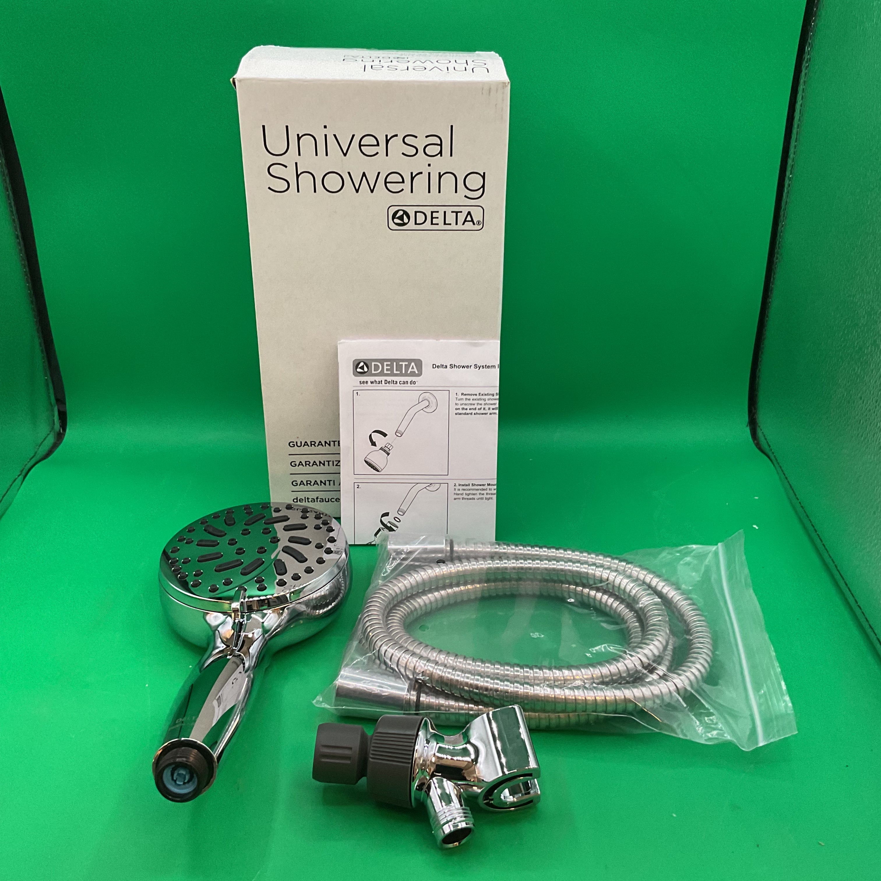 Delta Pro Clean #75740 Multi Function - 6 Setting Hand Shower With Hose ...