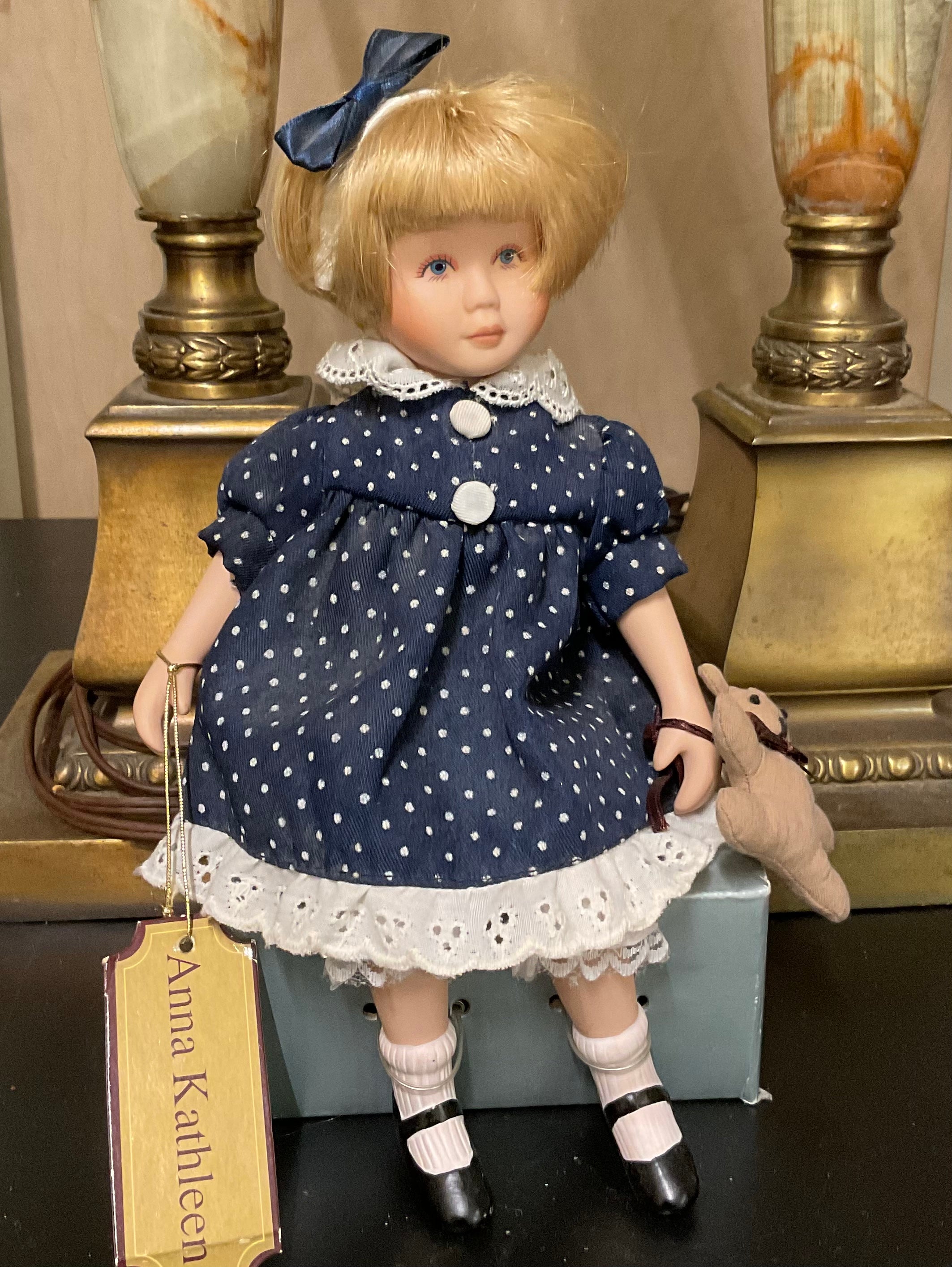 Vintage, Madame Alexander Doll Named "Anna Katherine" Doll with Teddy ...