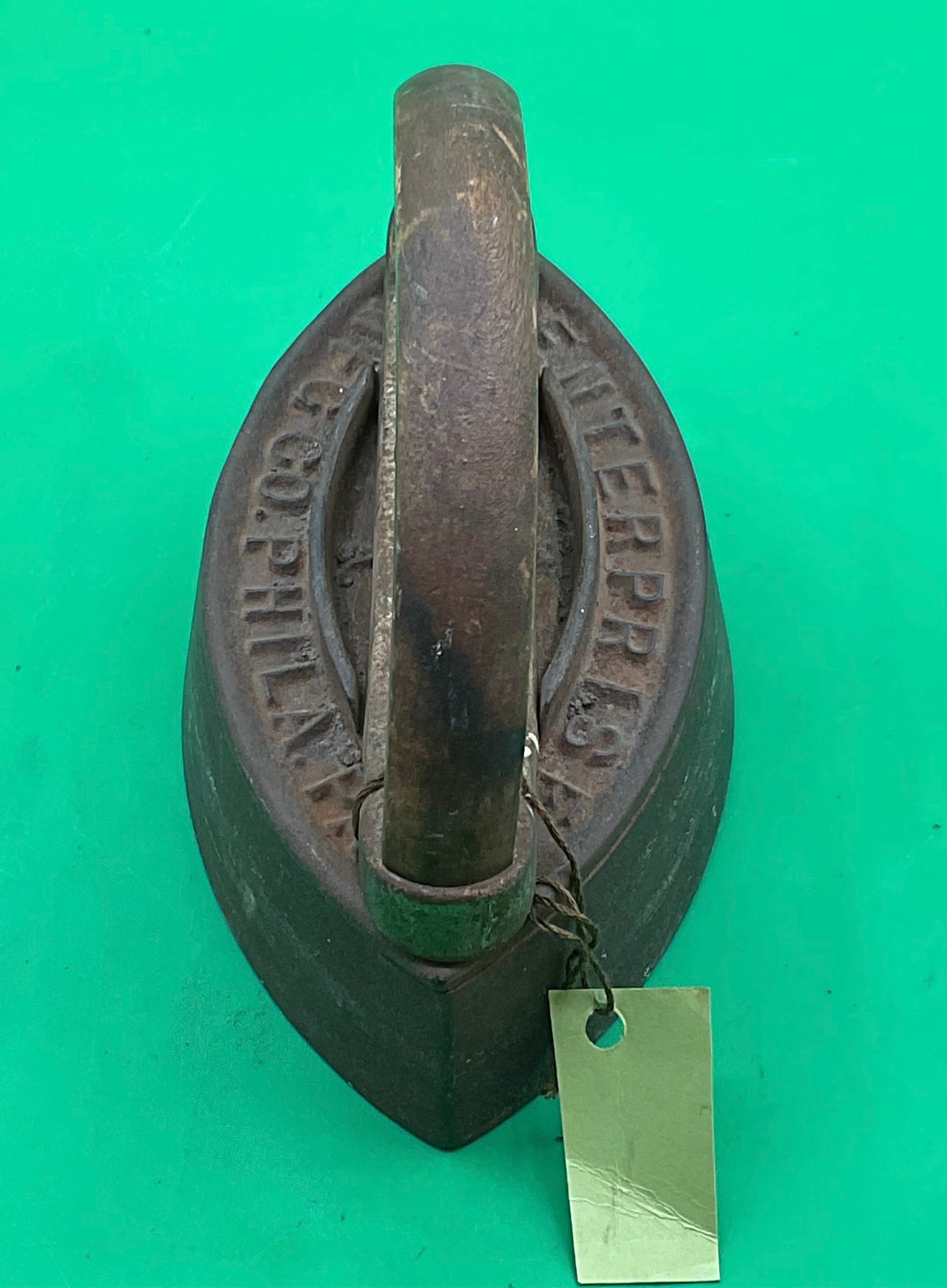 Vintage Sad Iron Enterprise MFG Co. Philadelphia With Wooden Handle ...